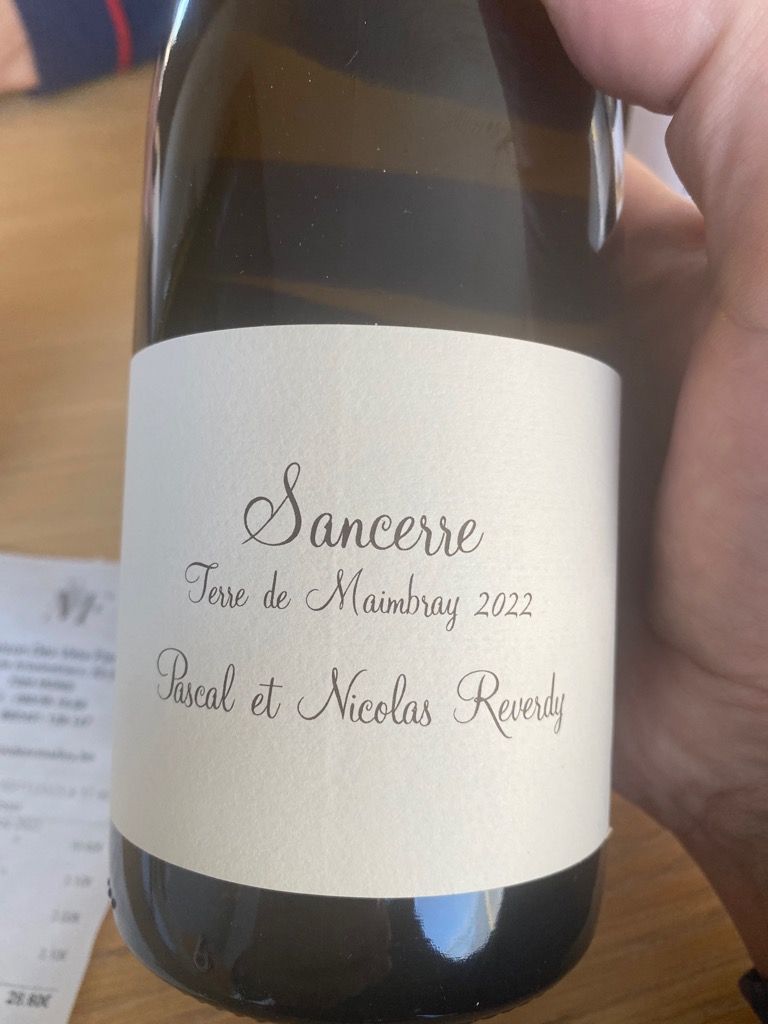 2022 Pascal & Nicolas Reverdy Sancerre Terre de Maimbray, France, Loire ...