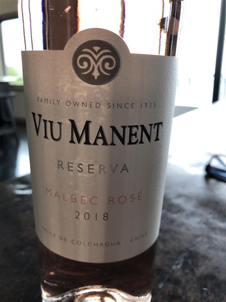 2019 Viu Manent Malbec Reserva, Chile, Rapel Valley, Colchagua Valley - CellarTracker
