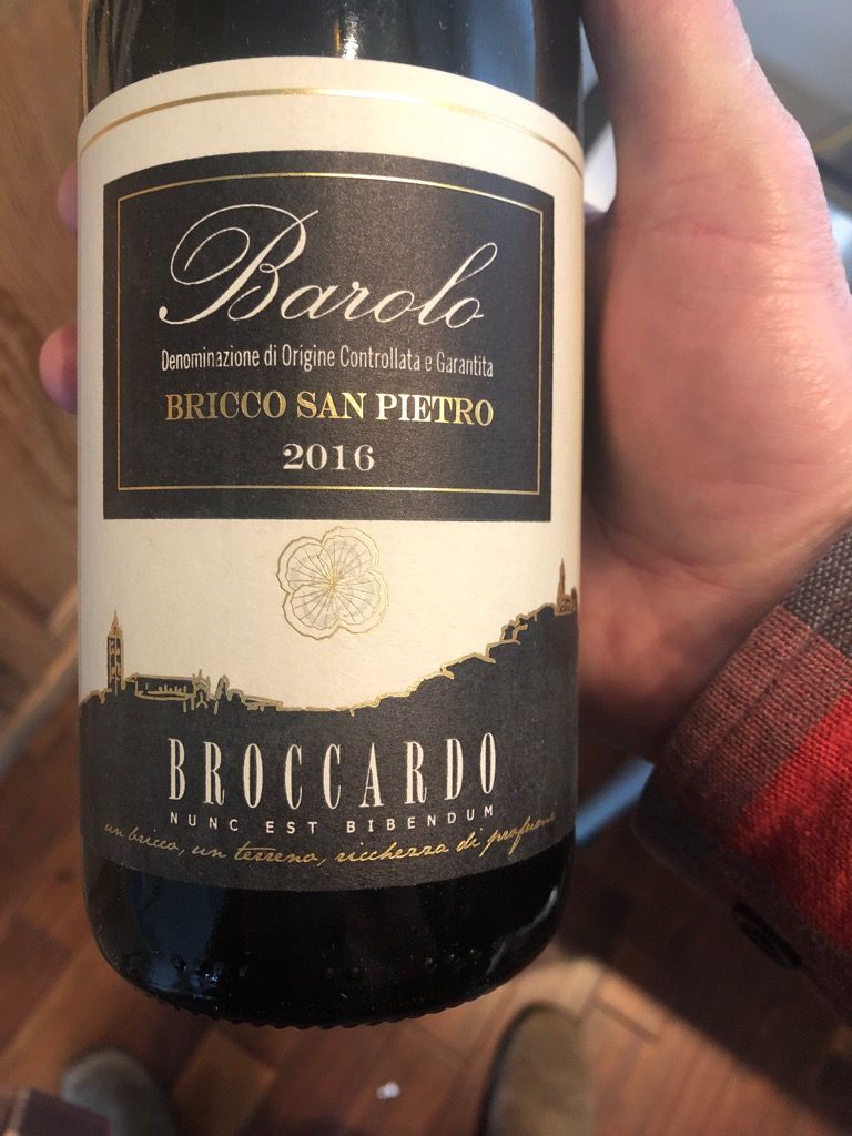 2017 Broccardo Barolo Bricco San Pietro, Italy, Piedmont, Langhe ...