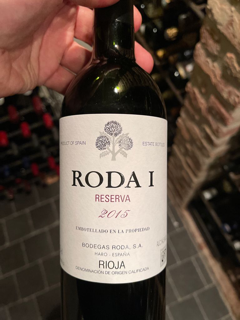 2015 Bodegas Roda Rioja Roda I Reserva, Spain, La Rioja, Rioja ...