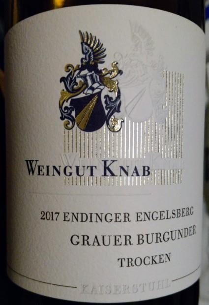 2023 Weingut Knab Endinger Engelsberg Grauer Burgunder trocken, Germany ...