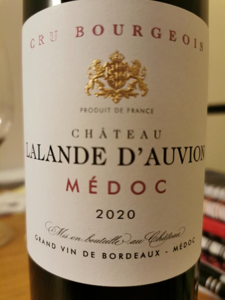 2020 Château Lalande D'Auvion, France, Bordeaux, Médoc - CellarTracker