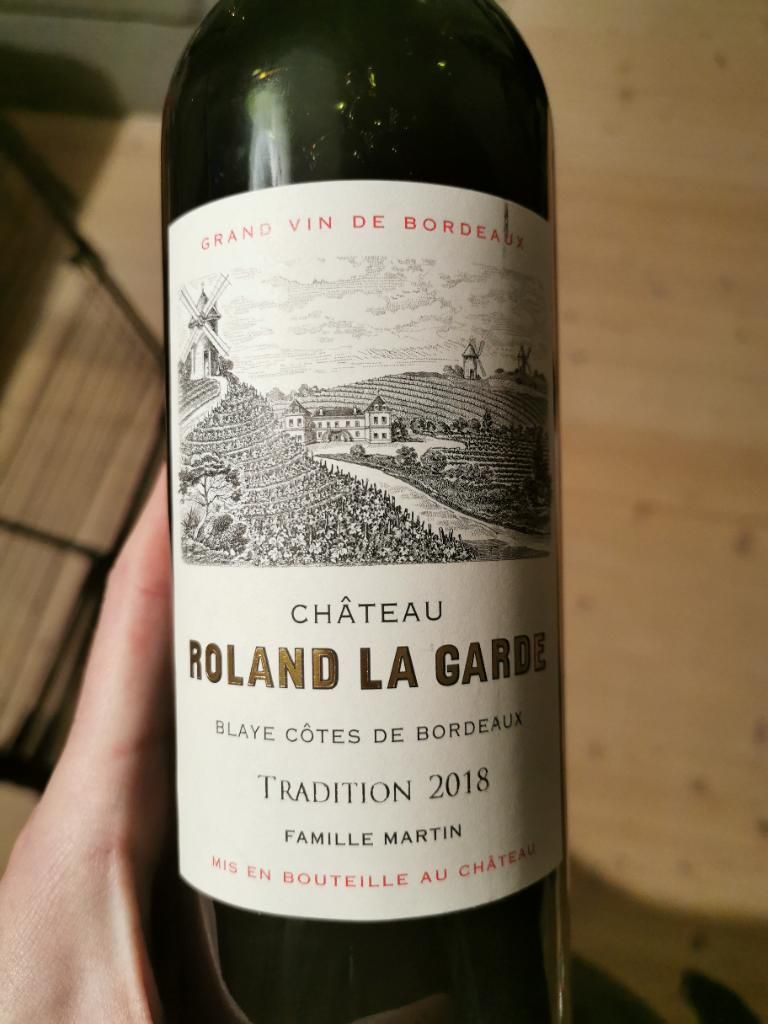 2018 Château Roland La Garde Tradition, France, Bordeaux, Blaye Côtes ...