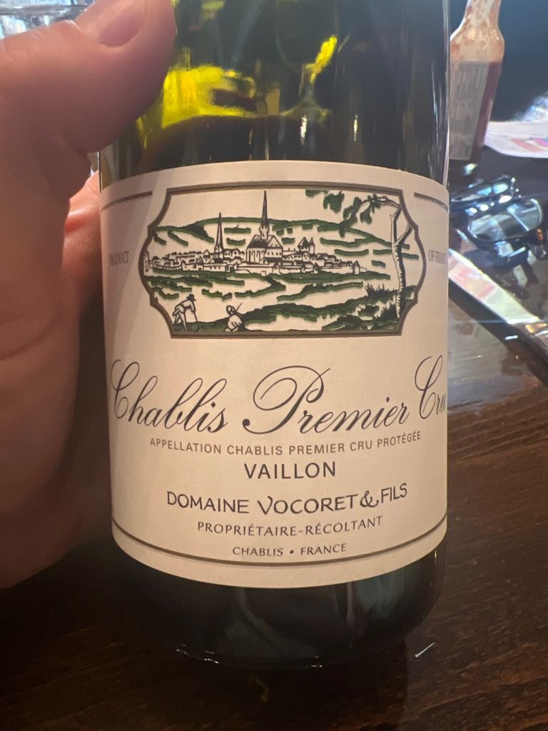 2021 Domaine Vocoret et Fils Chablis 1er Cru Vaillons, France, Burgundy ...