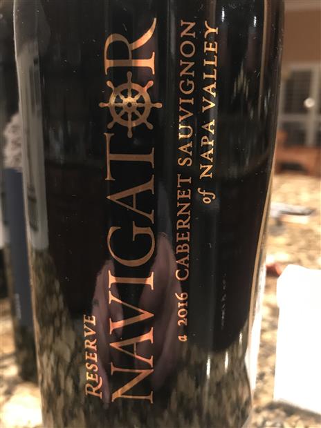 2016 Navigator Cabernet Sauvignon Reserve, USA, California, Napa Valley ...