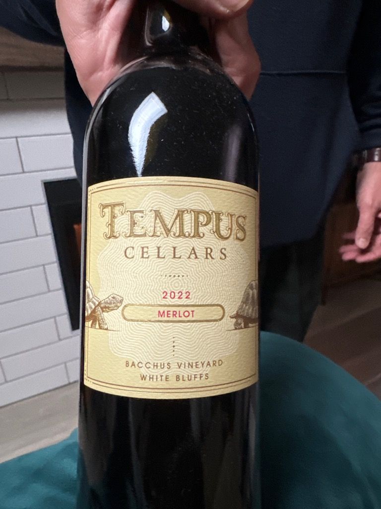 2022 Tempus Cellars Merlot Bacchus Vineyard, USA, Washington, Columbia ...