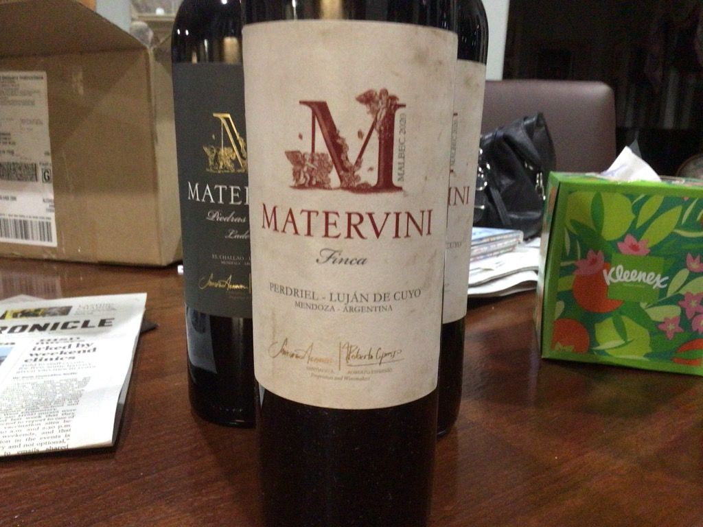 2020 Matervini Malbec Piedras Viejas Laderas, Argentina, Mendoza ...
