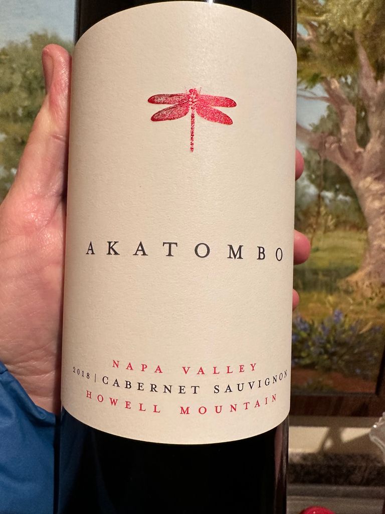 2018 Akatombo Cabernet Sauvignon, USA, California, Napa Valley, Howell ...