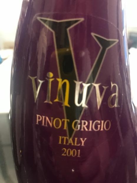 2001 Vinuva Pinot Grigio Provincia di Pavia IGT, Italy, Lombardia ...