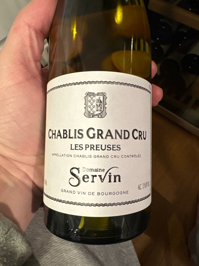 2021 Domaine Servin Chablis Grand Cru Les Clos, France, Burgundy ...