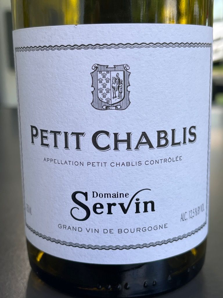 2022 Domaine Servin Petit Chablis, France, Burgundy, Chablis, Petit ...