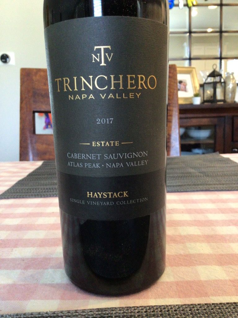 2017 Trinchero Cabernet Sauvignon Haystack Vineyard, USA, California ...