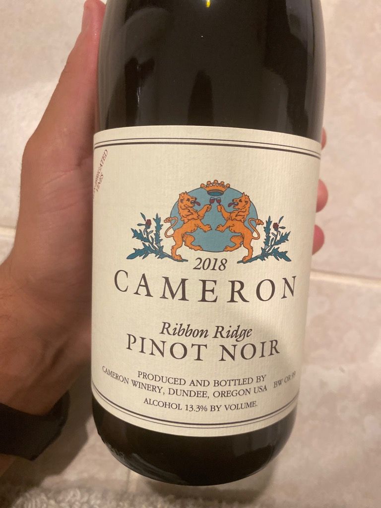 2020 Cameron Pinot Noir Cuvée Renee Abbey Ridge, USA, Oregon ...