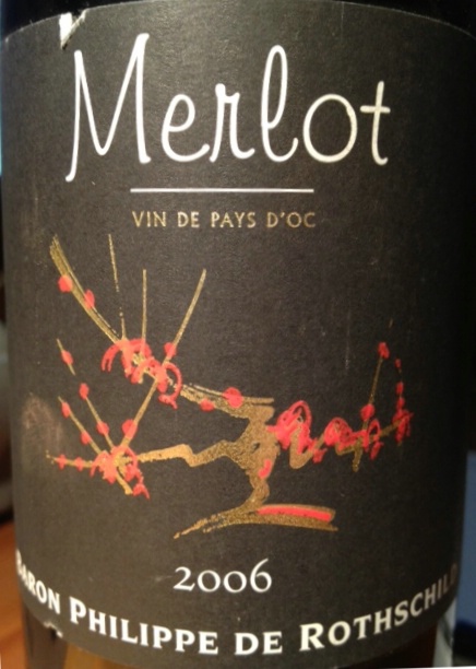 2006 Baron Philippe de Rothschild Merlot Vin de Pays d'Oc, France ...