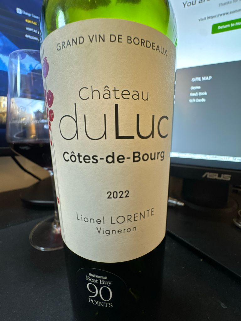 2022 Château Duluc, France, Bordeaux, Côtes de Bourg - CellarTracker