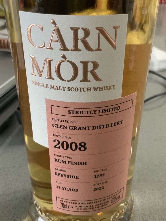 2008 Glen Grant 13 Years Old Single Malt Scotch Whisky Carn Mor, United ...