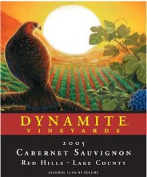 2005 Dynamite Vineyards Cabernet Sauvignon North Coast, USA, California ...