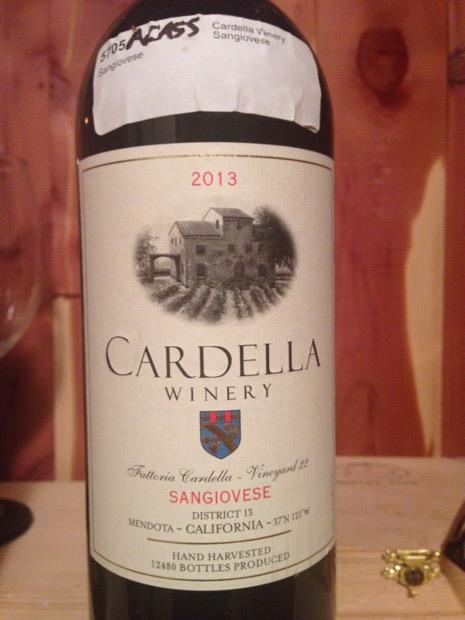 2013 Fattoria Cardella Sangiovese Vineyard 22, USA, California ...