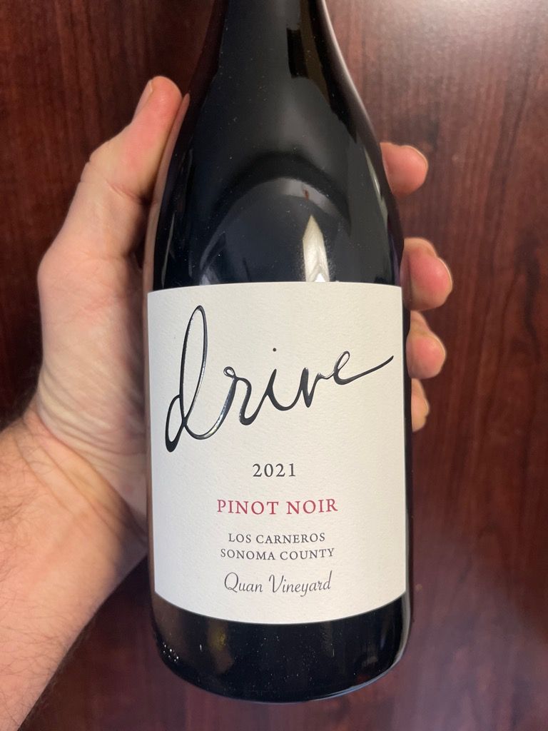 2021 Drive Wines Pinot Noir Quan Vineyard, USA, California, Napa ...