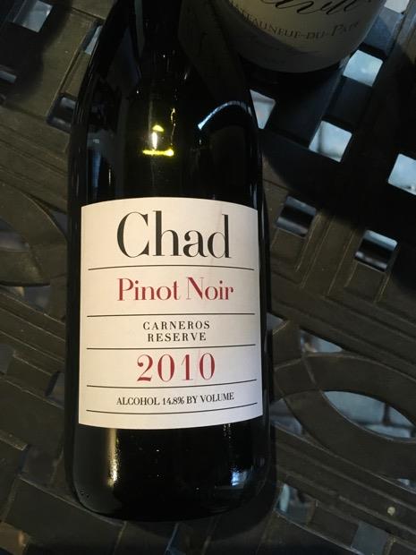 2010 Chad Pinot Noir Reserve Carneros, USA, California, Napa / Sonoma ...