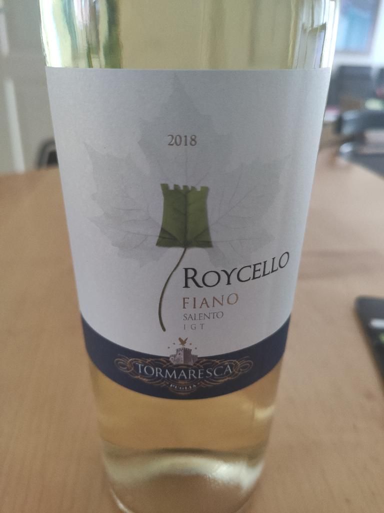 2017 Tormaresca Fiano Roycello Salento IGT, Italy, Puglia, Salento IGT ...
