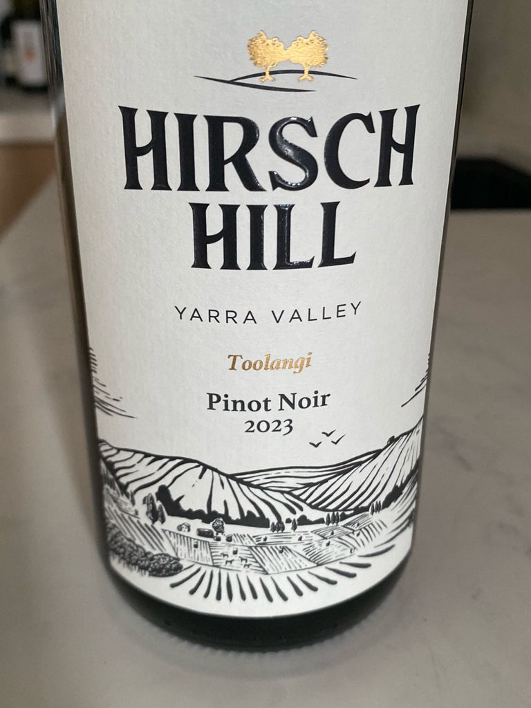 2023 Hirsch Hill Estate Pinot Noir Toolangi, Australia, Victoria, Port ...