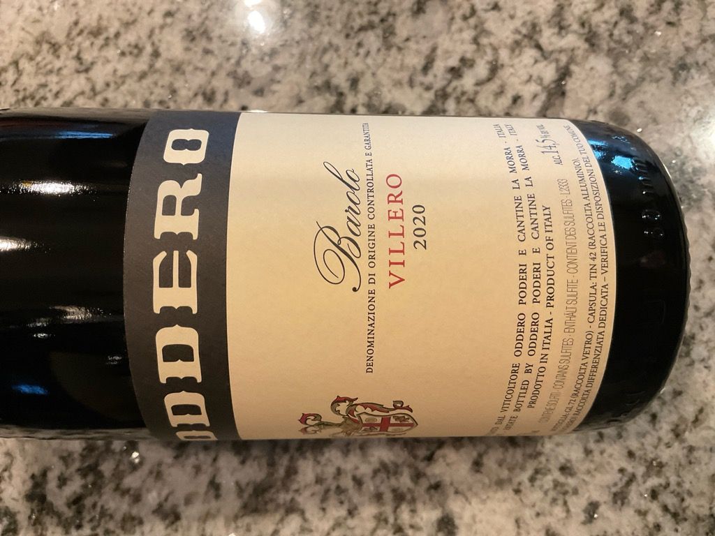 2021 Oddero Barolo Villero, Italy, Piedmont, Langhe, Barolo - CellarTracker