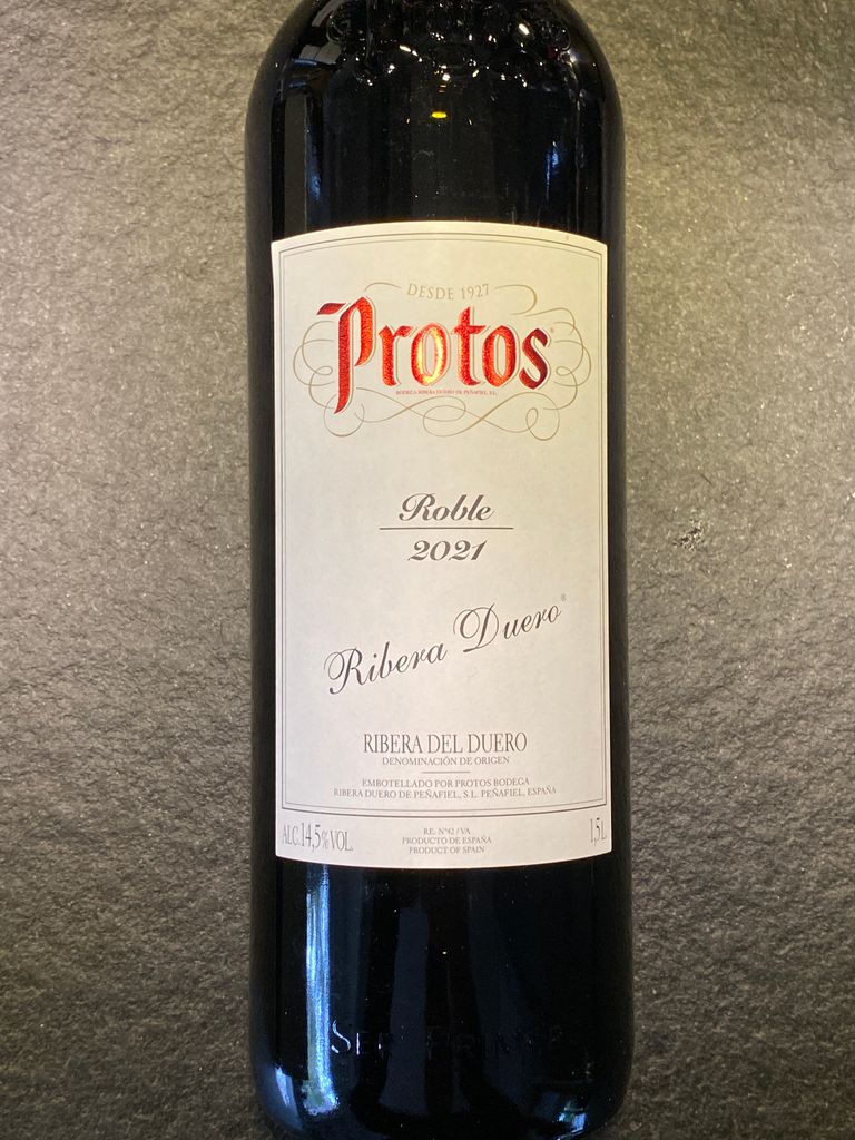 2021 Bodegas Protos Ribera del Duero Roble, Spain, Castilla y León ...