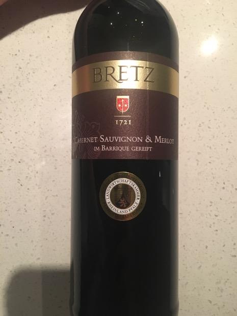 2019 Weingut Ernst Bretz Cabernet Sauvignon & Merlot im Barrique ...