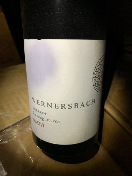 2017 Weingut Stephan Wernersbach Riesling Westhofener Aulerde, Germany ...