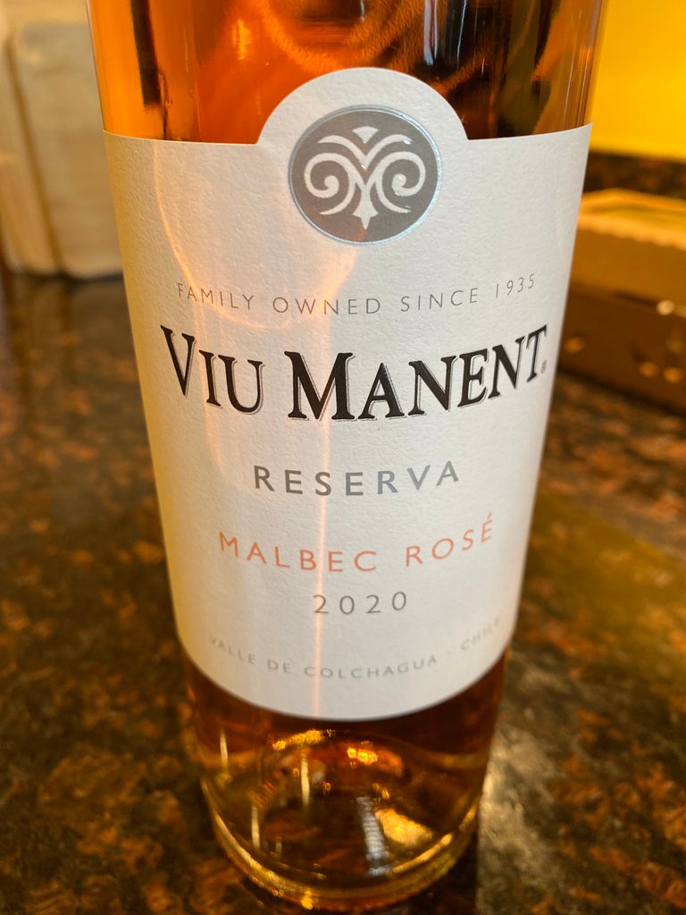 2023 Viu Manent Malbec Rosé, Chile, Rapel Valley, Colchagua Valley - CellarTracker
