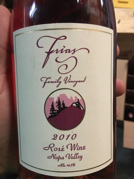2010 Frias Family Vineyard Rosé, USA, California, Napa Valley ...