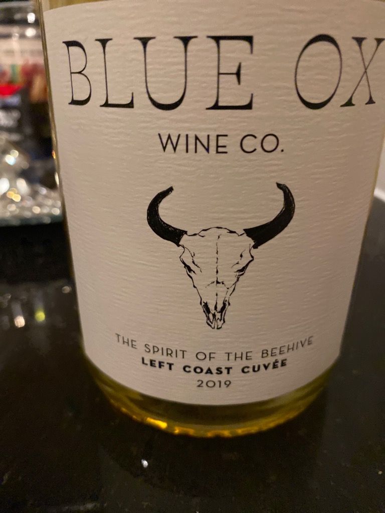 2019 Blue Ox Wine Co The Spirit of the Beehive - Left Coast Cuvee, USA ...