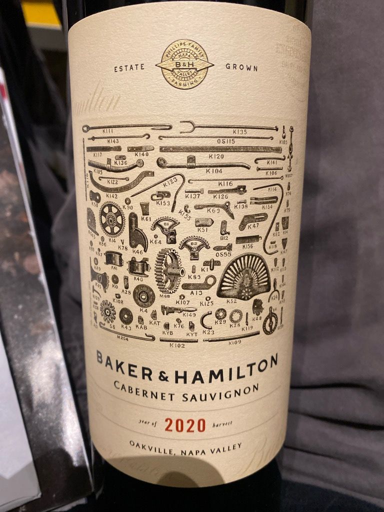2020 Phillips Family Farming Cabernet Sauvignon Baker & Hamilton, USA ...