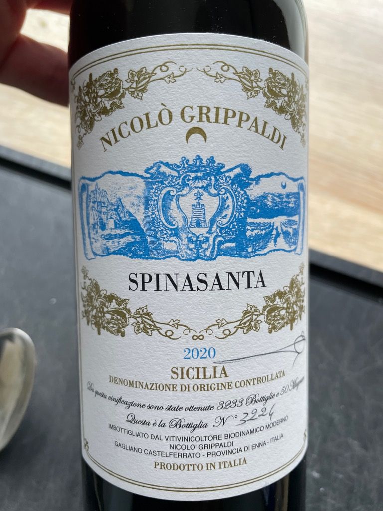 2020 Nicolò Grippaldi Sicilia Spinasanta, Italy, Sicily, Sicilia ...