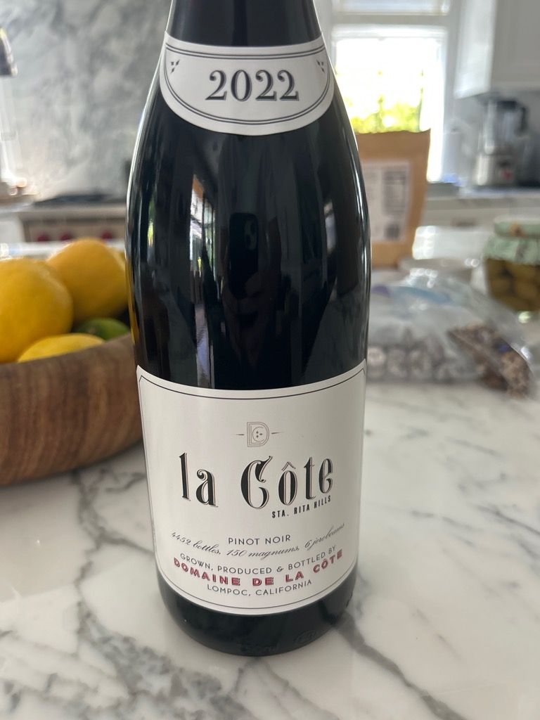 2022 Domaine de la Côte Pinot Noir La Côte, USA, California, Central ...