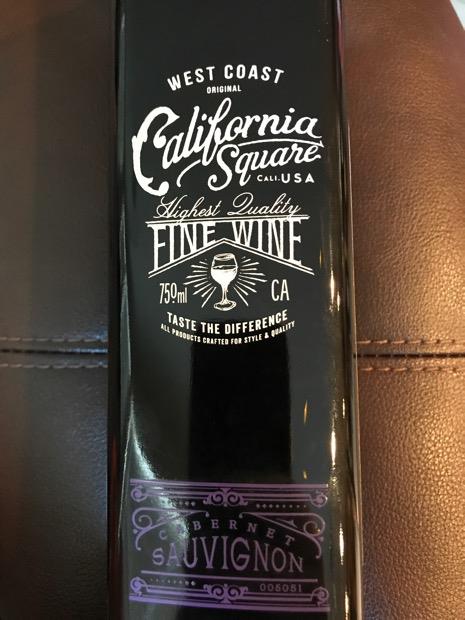 2015 California Square Cabernet Sauvignon, USA, California, Central ...