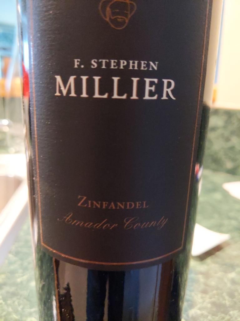 2017 F. Stephen Millier Zinfandel Angel's Reserve Black Label, USA ...