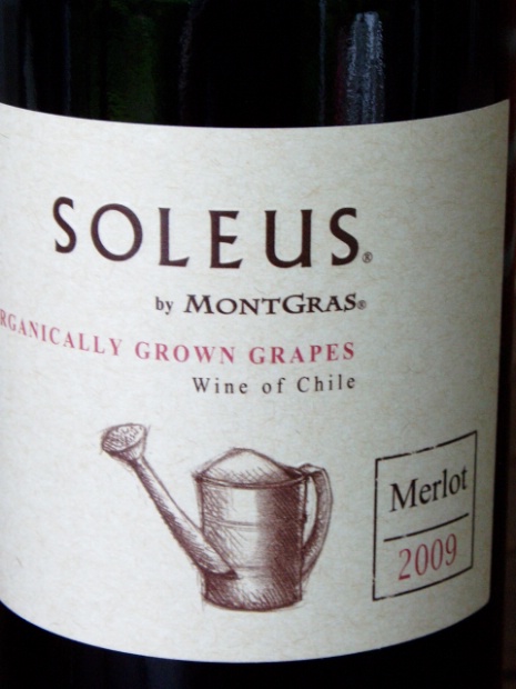2009 MontGras Merlot Soleus, Chile, Central Valley - CellarTracker