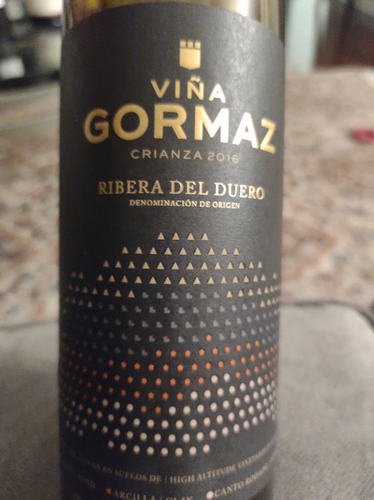 2016 Viña Gormaz Ribera del Duero Viña Gormaz Crianza, Spain, Castilla ...
