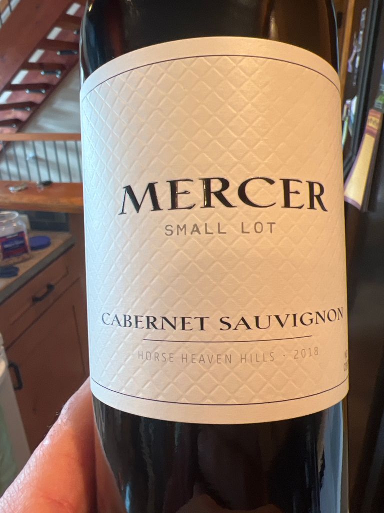 2018 Mercer Wines Cabernet Sauvignon Small Lot Horse Heaven Hills, USA ...