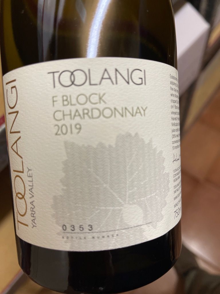 2021 Toolangi Chardonnay Block F, Australia, Victoria, Port Phillip ...