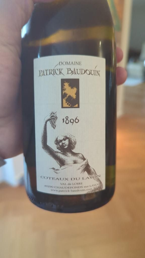 2015 Domaine Patrick Baudouin Coteaux du Layon 1896, France, Loire Valley, Anjou-Saumur, Coteaux ...