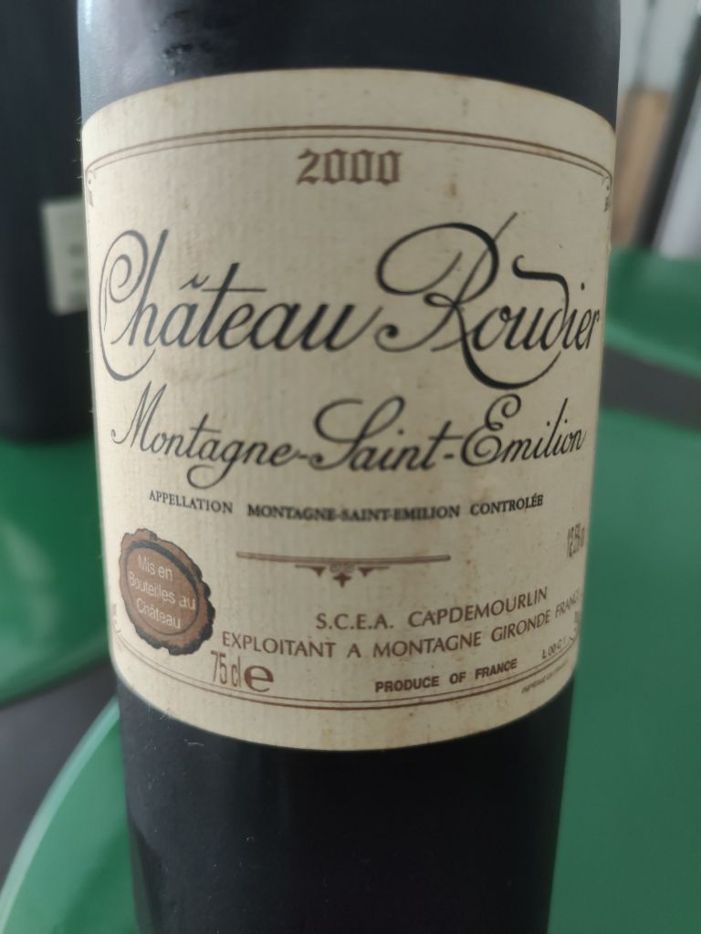 2000 Château Roudier, France, Bordeaux, Libournais, Montagne-St ...
