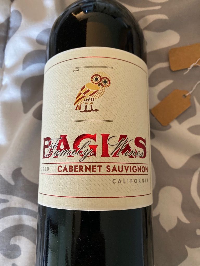 2020 Evangelos Bagias Cabernet Sauvignon, USA, California - CellarTracker