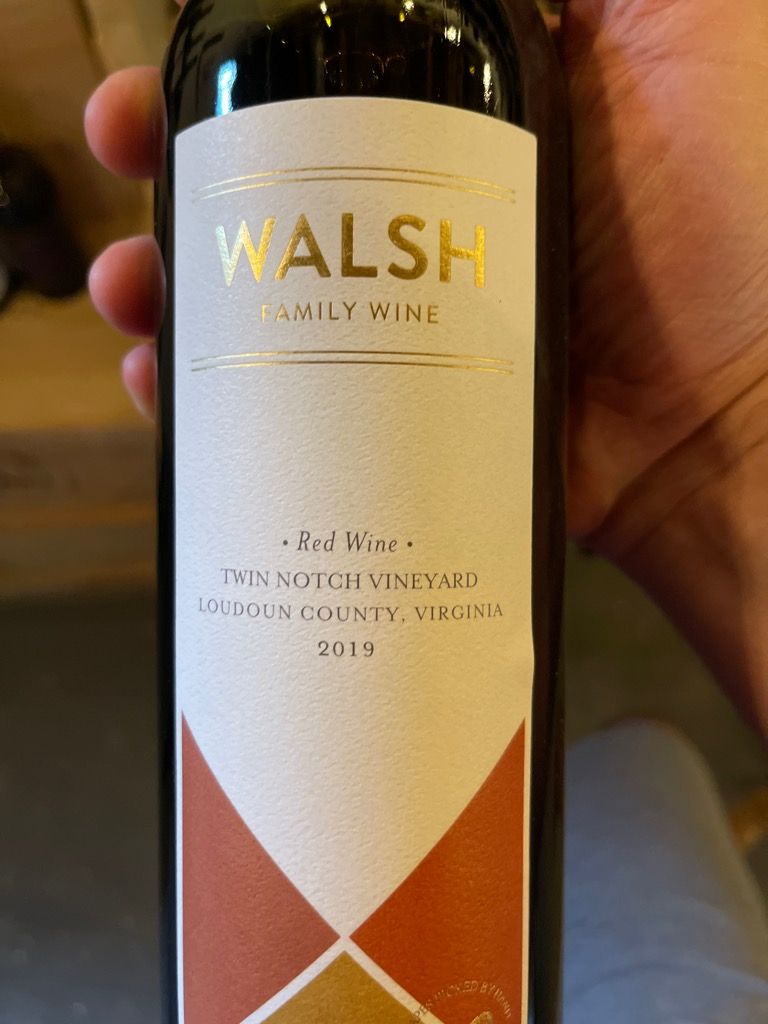 2020 Walsh Family Wine Red Blend Twin Notch, USA, Virginia, Northern ...