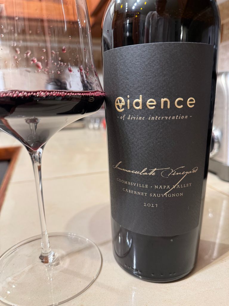 2021 Evidence Wines Cabernet Sauvignon Evidence of Divine Intervention ...