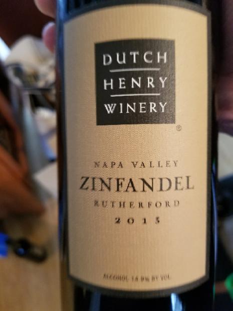 2013 Dutch Henry Winery Zinfandel, USA, California, Napa Valley ...