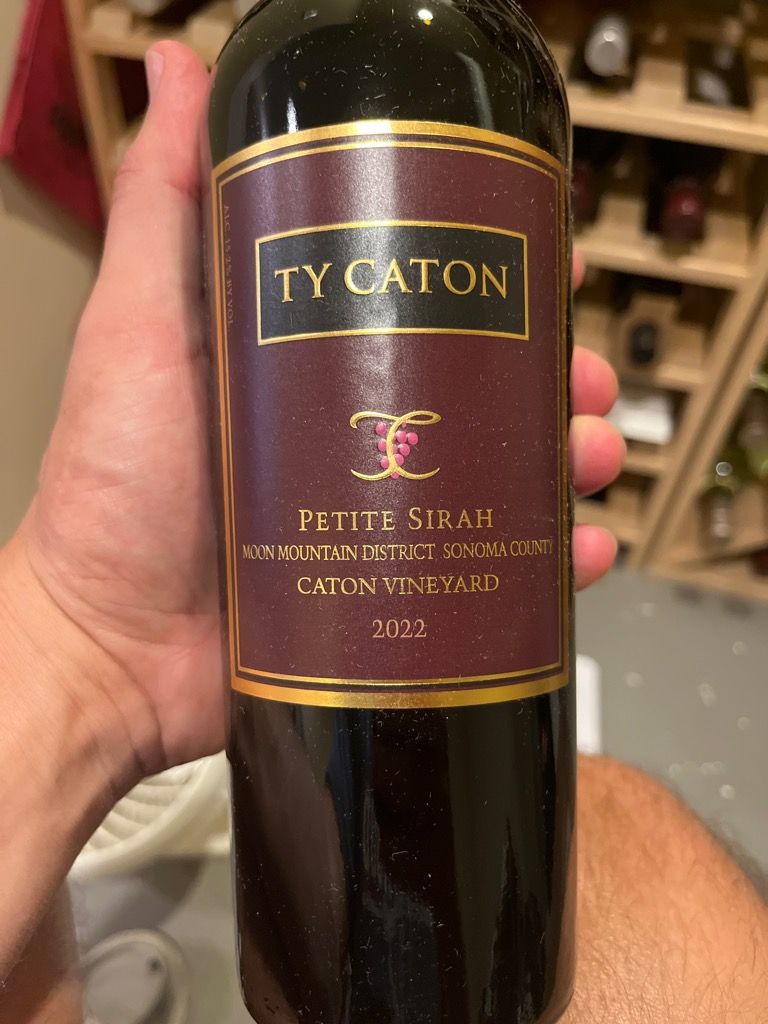2022 Ty Caton Petite Sirah Caton Vineyard, USA, California, Sonoma ...