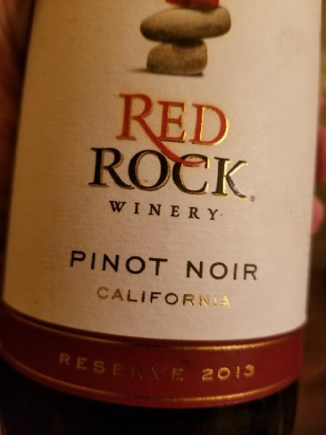 2013 Red Rock Winery Pinot Noir Reserve, USA, California - CellarTracker